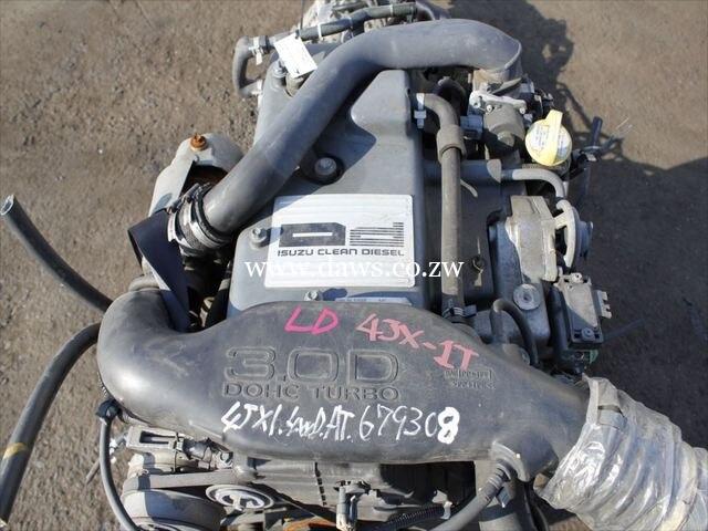 ISUZU 4JX1-T 4WD ENGINE - Daws Plant & Machinery Zimbabwe