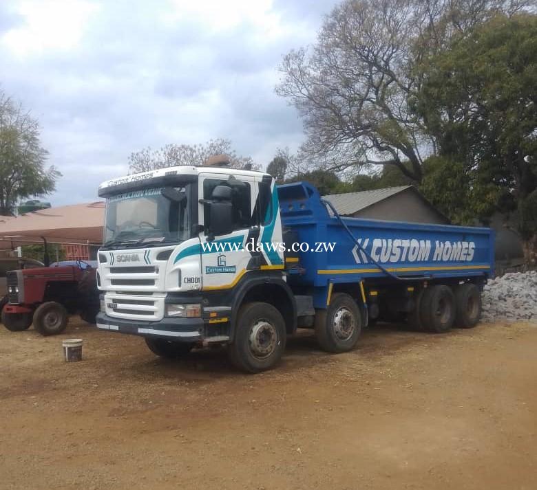 Scania P360 25ton, 6 cylinder tipper truck - Daws Plant & Machinery ...